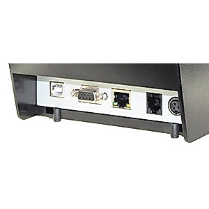 EOM-POS Heavy Duty Cash Register Drawer + Thermal Receipt Printer (80mm) + Barcode Scanner (Cordless) [Black] NOT for Square