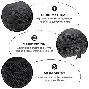 DOITOOL Toothbrush Carry Case Pouch U Shaped Toothbrush Bag Travel Kids Toothbrush Holder Compatible for ASHMORE AS- TB05