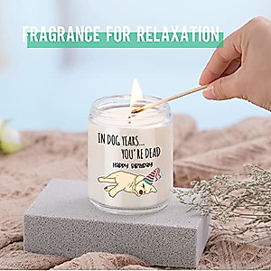 GSPY Dog Years Birthday Candle - Funny Birthday Gifts for Him, Her, Mom, Dad, Husband, Best Friend, Sister - Fun Birthday Gifts, 30th, 40th, 50th, 60th Birthday Gifts for Men, Women - Dog Lover Gifts