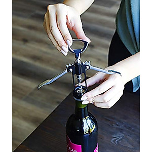 Evriholder Winged Corkscrew, Standard, Silver