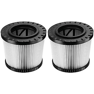 DEWALT Conversion Kit for DWV9320 Replacement HEPA Filter for DWV012, 2-Pack
