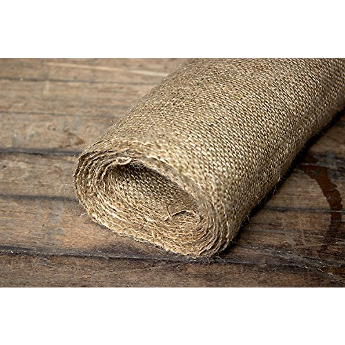 Burlapper Burlap Jute Fabric, 40 Inch x 5 Yards, 12 oz Decorator Quality
