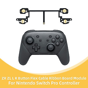 Wigearss ZR ZL L R Button Ribbon Flex Cable Repair Parts for N Switch Pro Controller