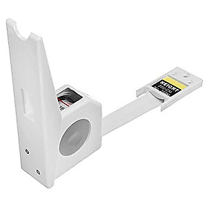 2m/78.7'' Stadiometer Right-Angle Telescopic Tape Measure, Wall Mounted Growth Stature Meter Measure Home Use Adult Children Roll Ruler Height Measuring Tool(White)