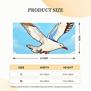 Flying Seagulls Printed Banners Personalized Party Banner Photo Text Background Banner Wall Banner for Halloween Party Home Decorations or Backdrops
