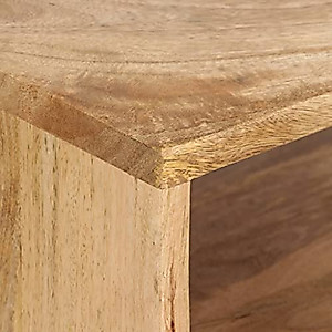 vidaXL TV Stand, TV Unit for Living Room Bedroom, Sideboard with Storage, TV Console Media Cabinet Cupboard, Industrial Style, Solid Mango Wood