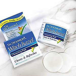 T.N. Dickinson's Witch Hazel Cleansing Pads, 60 Count