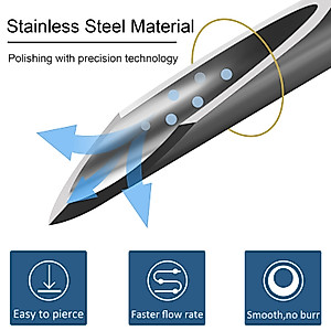 Careach 16Ga 1.5inch (100pcs) for Lab Dispensing Accessories, Individual Package