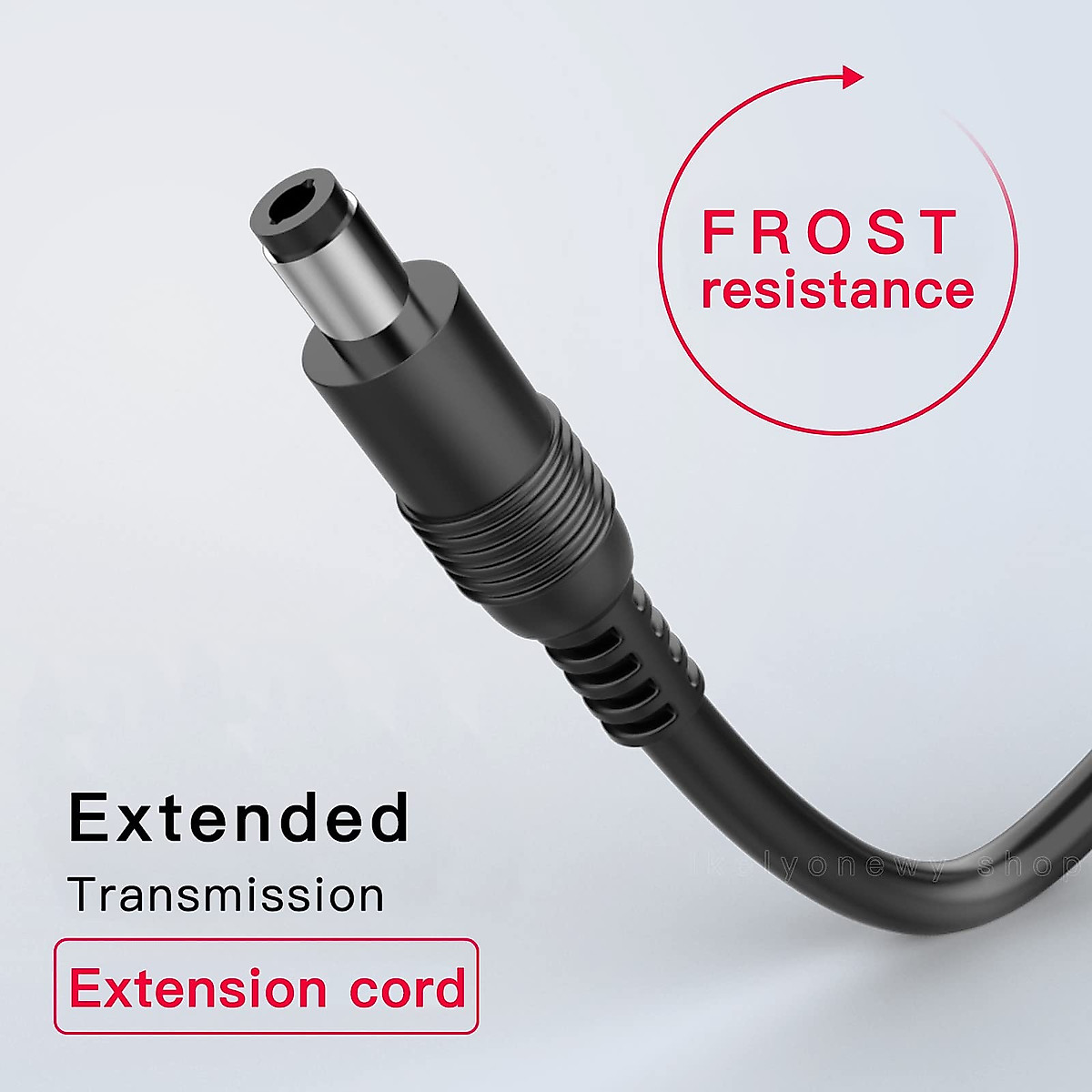 lkelyonewy 6 Pack Dc Power Supply 1 Female to 2 Male 5.5Mm X 2.1Mm Jack Camera Cable Barrel Plug Y Splitter Adapter Wire for CCTV Cameras Led Light Strip and More