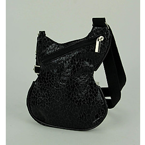 Things2Die4 Superstar Rock Star Electric Guitar Crossbody Purse, Black, Small