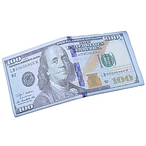 Hemlock Dollar Bill Wallet, PU Leather Wallet Credit Card Photo Wallet Purse Mini Handbag (C)