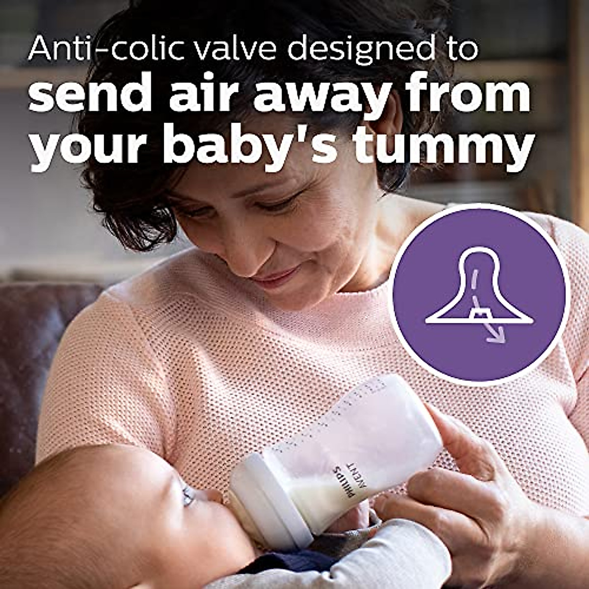 AVENT Philips Natural Response Baby Bottle Nipples Flow 4, 3M+, 4pk, SCY964/04