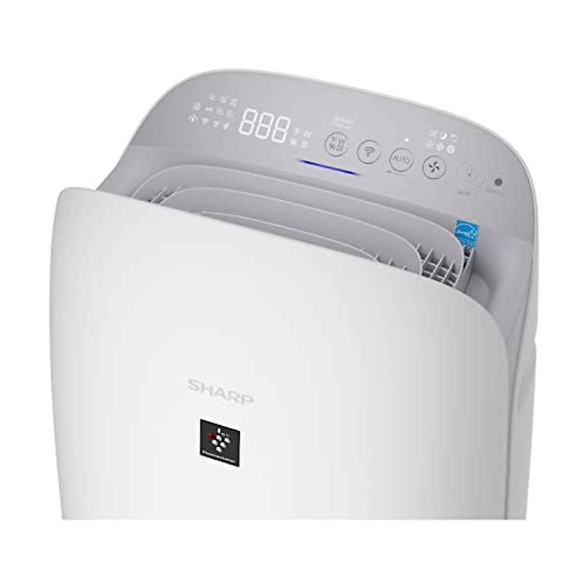 SHARP Smart Air Purifier + Humidifier. Alexa and Google Assistant compatible. Plasmacluster Ion Technology for Extra-Large Rooms. True HEPA & Activated Carbon Filter may last up-to 2 Years. KCP110UW.