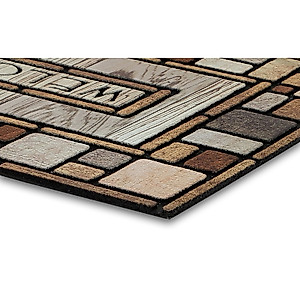 Mohawk Home Doorscapes Drifted Nature Entryway Door Mat, 18" x 30", Multi