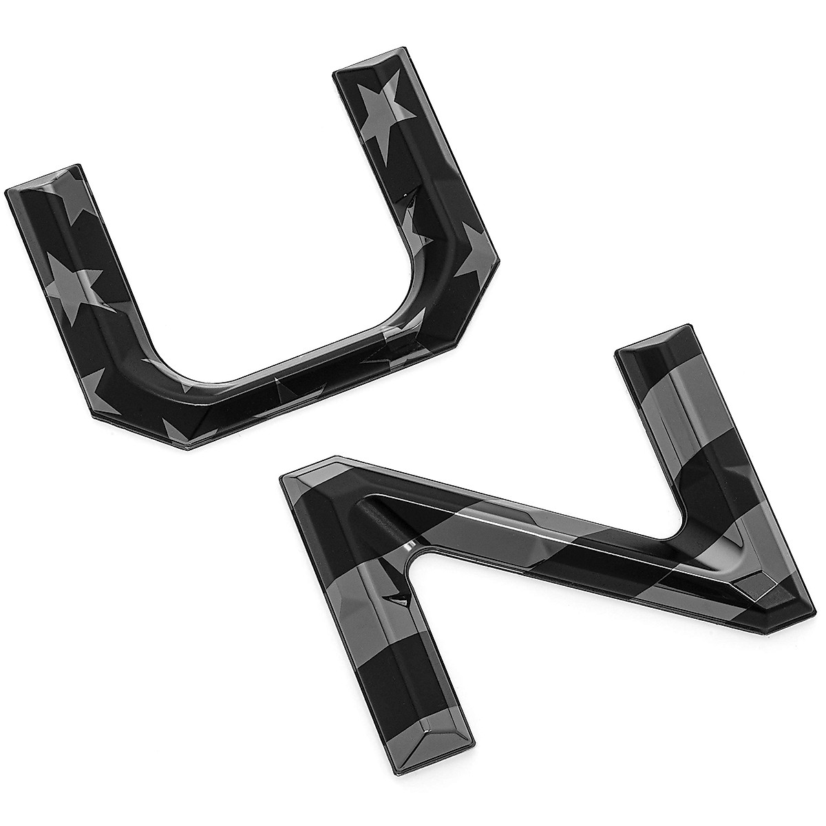 EyeCatcher Pro Series Tailgate Letter Inserts Fits 2014-2021 (Mono Black USA Flag)