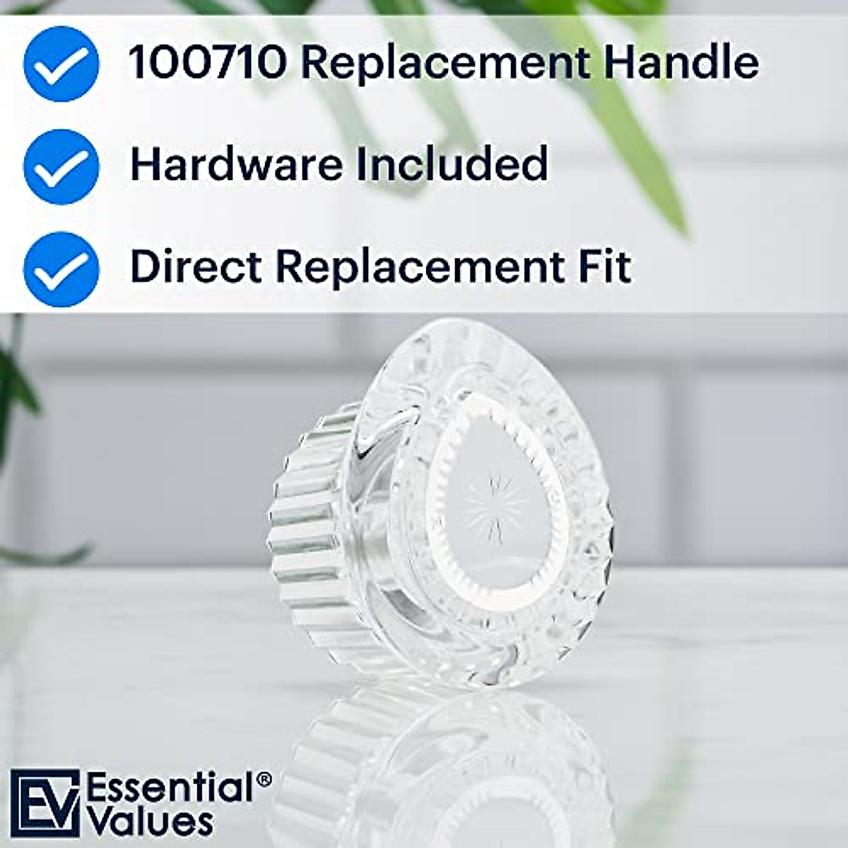 Aftermarket Compatible Moen Shower Handle Replacement (100710) Tub & Shower Knob - Compatible Moen Posi Temp Handle Kit