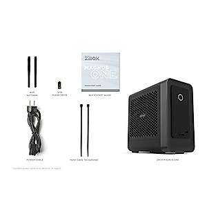 ZOTAC Magnus ONE ECM7307LH Mini PC GeForce RTX 3070 LHR, Intel Core i7-10700, 16GB DDR4/512GB SSD/1TB HDD/Windows 10 Home 64-bit System, ZBOX-ECM7307LH-U-W2B