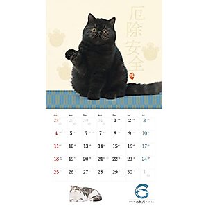 カレンダー2023 開運まねき猫 (月めくり/壁掛け) (ヤマケイカレンダー2023)