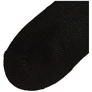 thorlos mens Wgx Max Cushion Work Crew Hiking Socks, Black, X-Large US