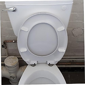 Gadpiparty 4pcs Toilet Seat Gasket Bidet Bumpers Toilet Seat Bumper Toilet Cushioning Pads Silicone Toilet Lid Bumper Toilet Gaskets Toilet Bumper Pads Toilet Buffer Pads Plastic Light Grey