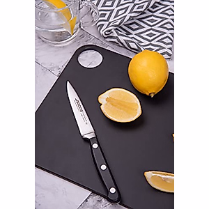 ARCOS Cutting Board 15x11 Inch Resin and Cellulose Fibre 377x277 mm. 963 gr. Chopping Board. Series Tablas. Color Black