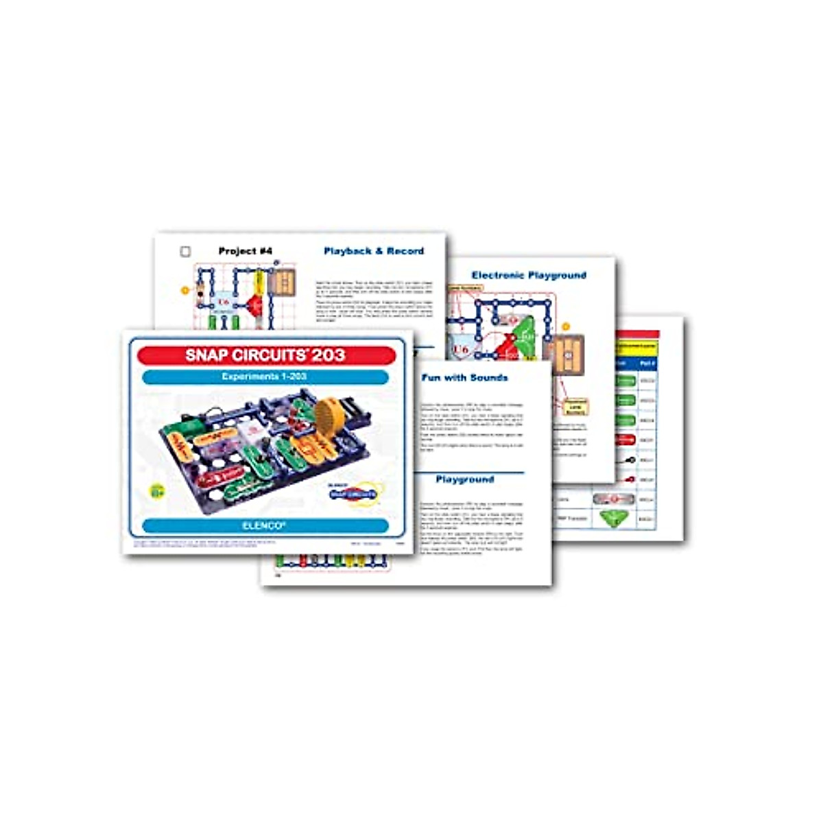 Snap Circuits 203 Electronics Exploration Kit | Over 200 STEM Projects | Full Color Project Manual | 42 Snap Modules | Unlimited Fun