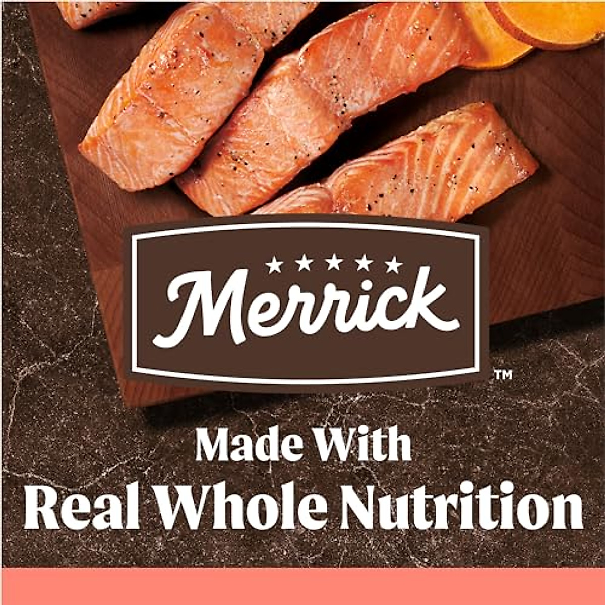 Merrick Premium Grain Free Dry Adult Dog Food, Wholesome And Natural Kibble With Real Salmon And Sweet Potato - 10.0 lb. Bag