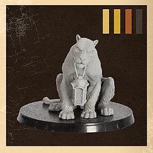 DUNGEON CRAFT Unpainted Miniatures, Compatible with DND, RPG, Tabletop Games, Roleplaying Figures for Your Dungeons & Dragons Quest, Mini Gaming Action Figures (The Spirit Guide)