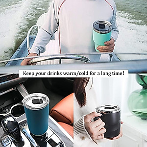 4 Pack 20 oz Replacement Lid for Yeti Lids with 4 Magnetic Slider Replacement, Magnetic Replacement Lids Compatible with Yeti 20 oz Tumbler Lid, Rambler or Old Style Rtic Coffee Tumbler