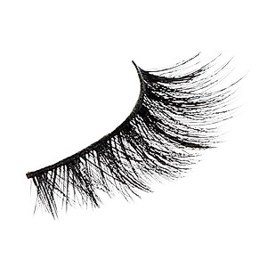 KISS Lash Couture Triple Push-Up, False Eyelashes, Teddy', 12 mm, Includes 1 Pair Of Lash, Contact Lens Friendly, Easy to Apply, Reusable Strip Lashes
