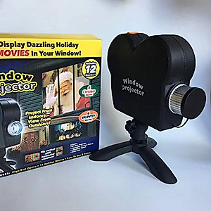 Halloween Holographic Projection, Halloween Projector Lights with a Tripod, Christmas LED Projector Lights, 12 Patterns Festival Outdoor Decor for Holiday Party Decoration Wall Motion