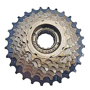 Aosekaa 7 Speed MTB Bike Bicycle Cassette Flywheel Replace Parts Made of High Strength Steel Stable Performance Wear Resistant for Mountain Bikes