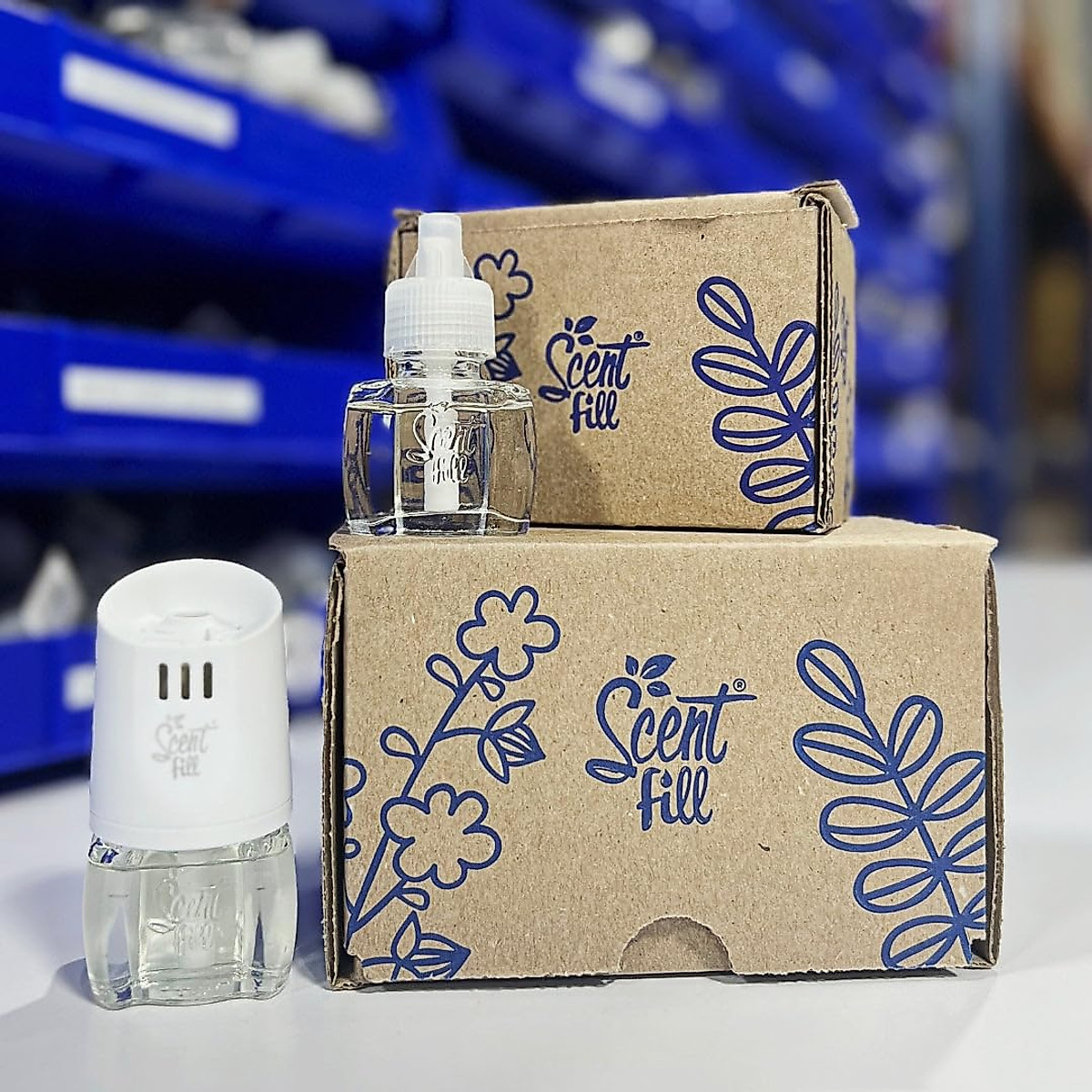 Scent Fill 100% Natural Fresh Peppermint Plug in Refills Air Freshener, Scented Oil Refills, 3 Refills