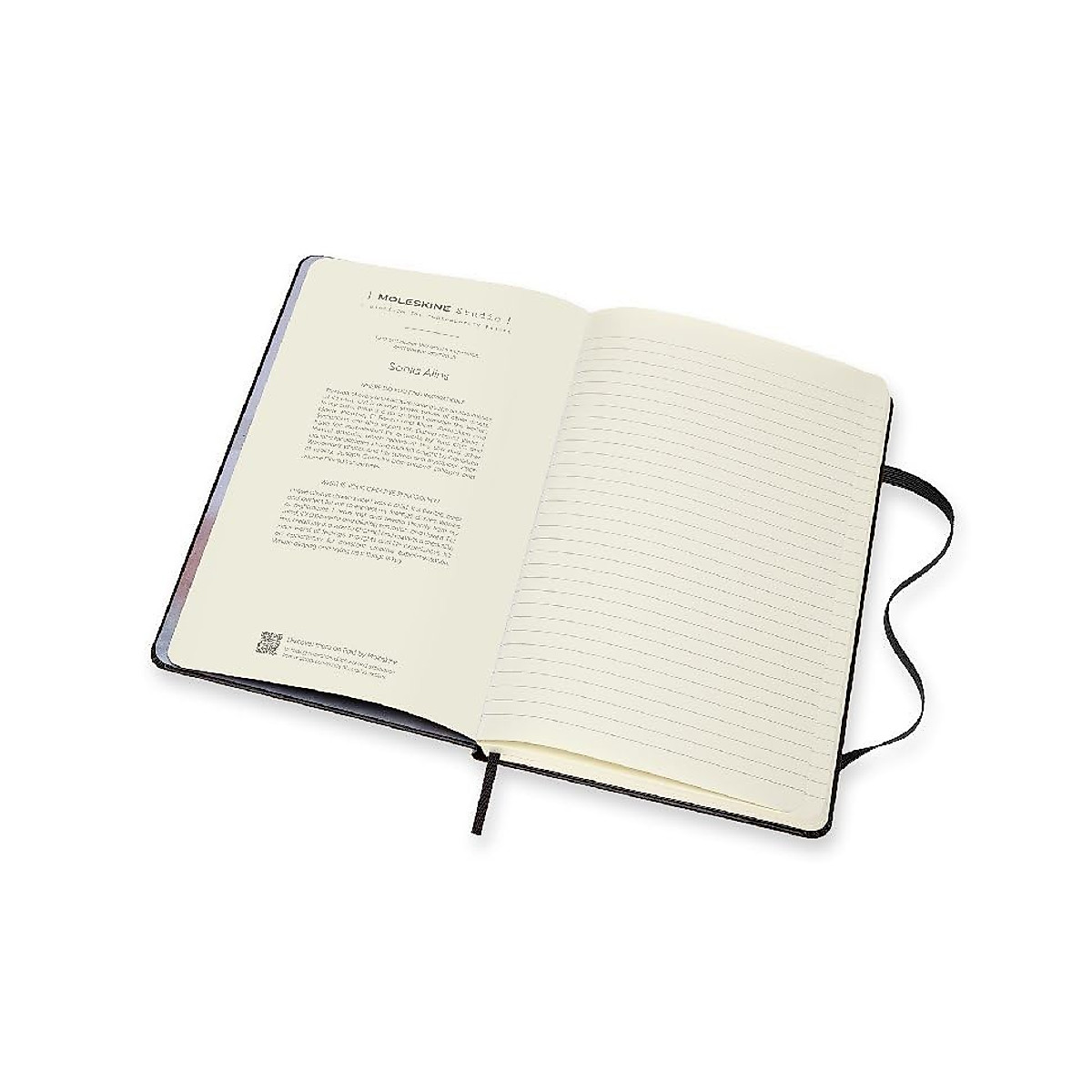 Moleskine Limited Edition Studio Collection Notebook, Hard Cover, Large (5" x 8.25"), Ruled/Lined, Sonia Alins, 240 Pages