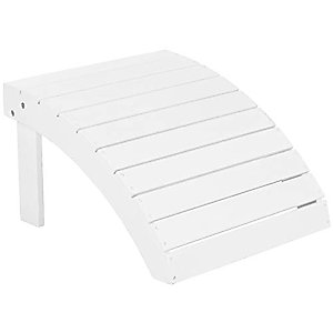 Safavieh Patio Collection Hampton Adirondack Acacia Wood Ottoman