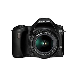Samsung GX-1S 6.3MP Digital SLR Camera with Schneider D-XENON 18-55mm Lens