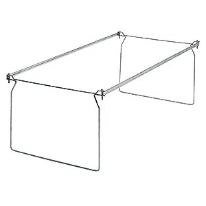 Office Depot Hanging File Frames, Letter Size, Pack Of 2, 767881OD