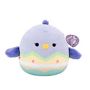 Squishmallows Original 12in Tulip The Purple Chick in Multicolored Easter Egg – Official Jazwares Easter Plush (Medium-Sized)