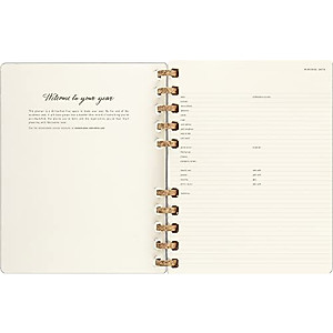 Moleskine Spiral 12 Month 2023 Solar Year Planner, Hard Cover, XXL (8.25" X 11.75"), Smoke