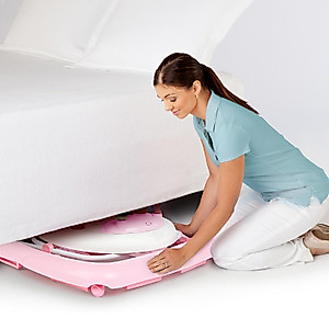 Bright Starts JuneBerry Walk-A-Bout Walker with Easy Fold Frame for Storage, Ages 6 months +