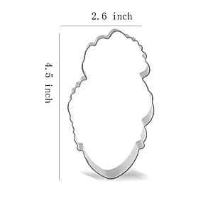 Keewah Girl Face Cookie Cutter Set - 6 Piece - Stainless Steel