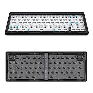 Misaso GAS67 Customized Mechanical Keyboard Kit Hot Swap Axis Wired Gasket Structure RGB Backlight Gaming Keyboard White