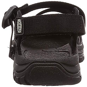 KEEN Women's Zerraport 2 Closed Toe Lightweight Sport Fashion Sandal, Black/Black, 7