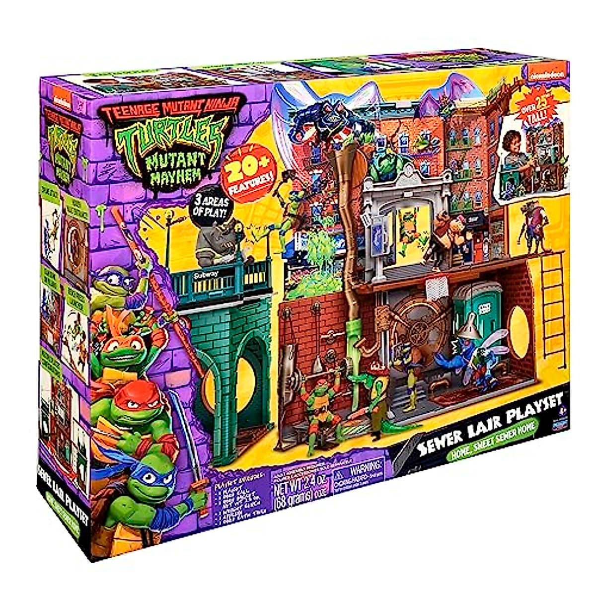 Teenage Mutant Ninja Turtles: Mutant Mayhem Sewer Lair Playset by Playmates Toys