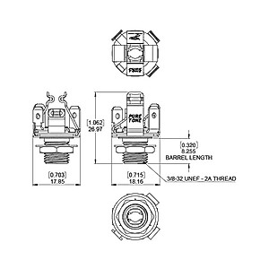 Pure Tone Multi-Contact 1/4 inch Stereo Output Jack | Black Nickel | Dual Tension Grounds & Dual Positive Tips for Optimal Signal, Tone & Lowest Possible Noise