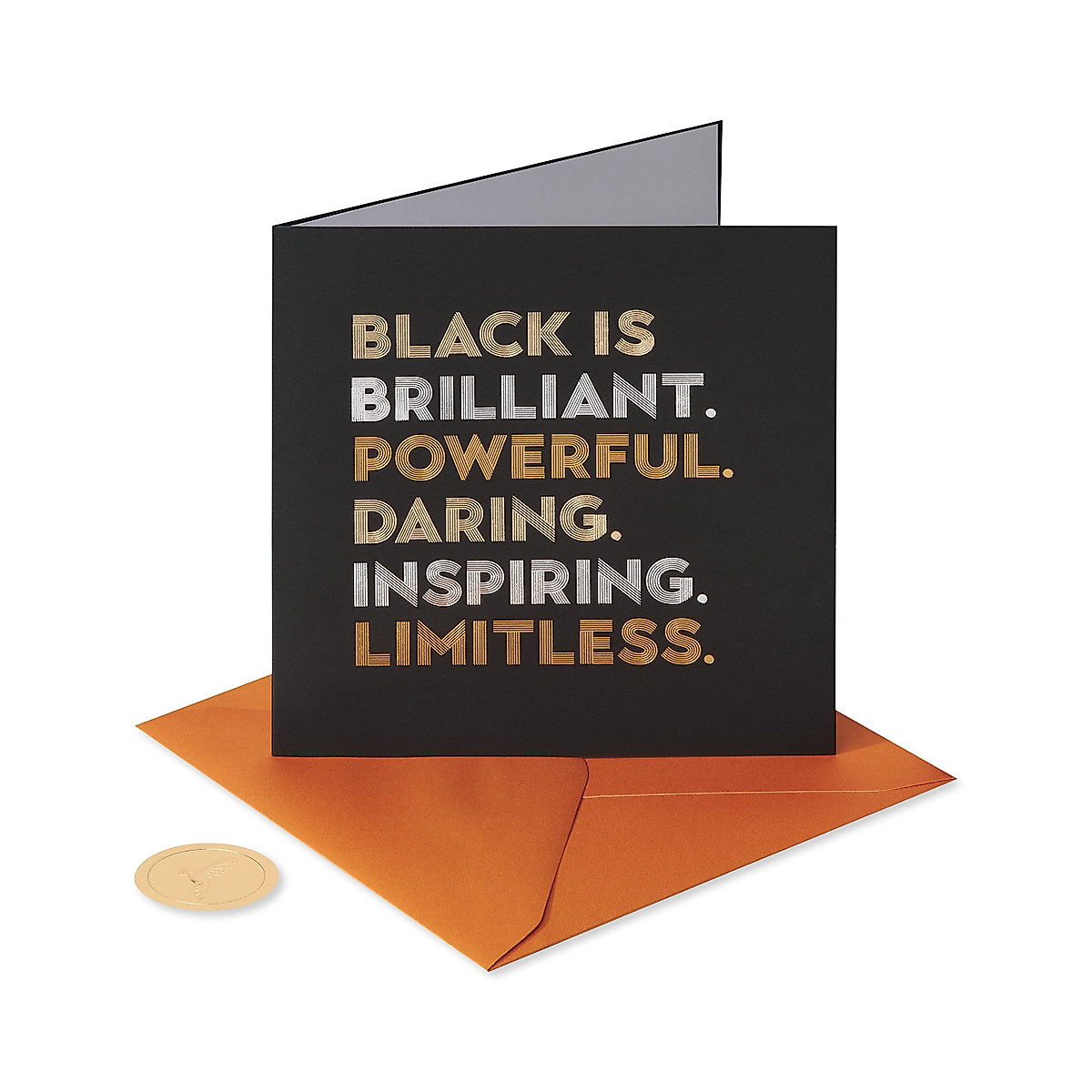 Papyrus Blank Card (Black is Brilliant)