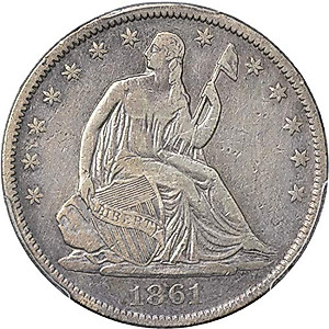 1861-O Liberty Seated Silver Half Dollar CSA Obverse FS-401 Genuine (Cleaning - VF Details) PCGS