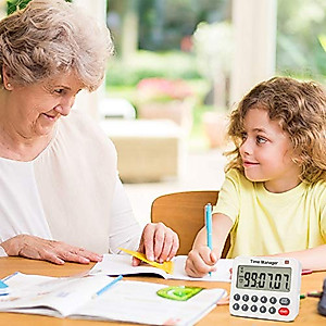 AIMILAR Digital Kitchen Timer - Magnetic Count Up Down Direct Entry Cooking Timer with Loud Alarm, Auto Shut-Off & Memory Function, 99 Hrs 99 Mins 99 Secs, 10 Key Timer for Cooking, Exercise, Games