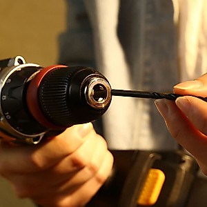 Utoolmart 155mm Length 1/2 inches High-Speed Steel Metal Twist Drill Bit Shank/Retractor Drill Bit Set Tool Straight Shank Rolling Process 18.5mm Drill Bit Diameter