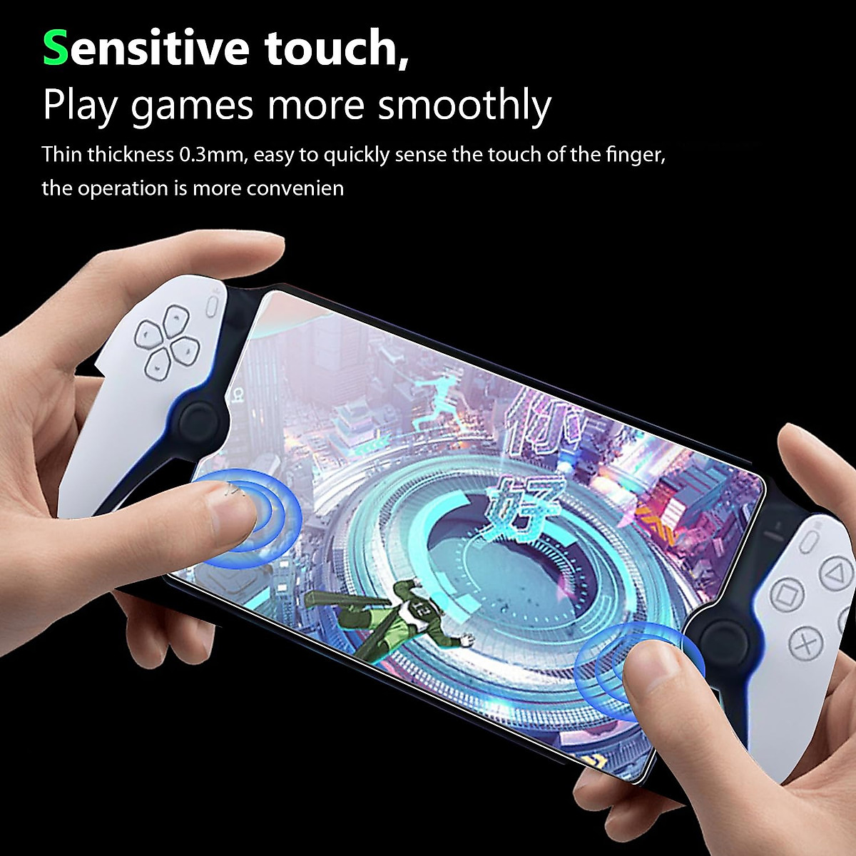 Ltezixal [2packs Screen Protector For Sony Playstation PS5 Portal 8 inch, Anti-Scratch, 9H Hardness,Touch Sensitive,Bubble Free Screen Protector for Sony Playstation PS5 Portal Handheld Game.